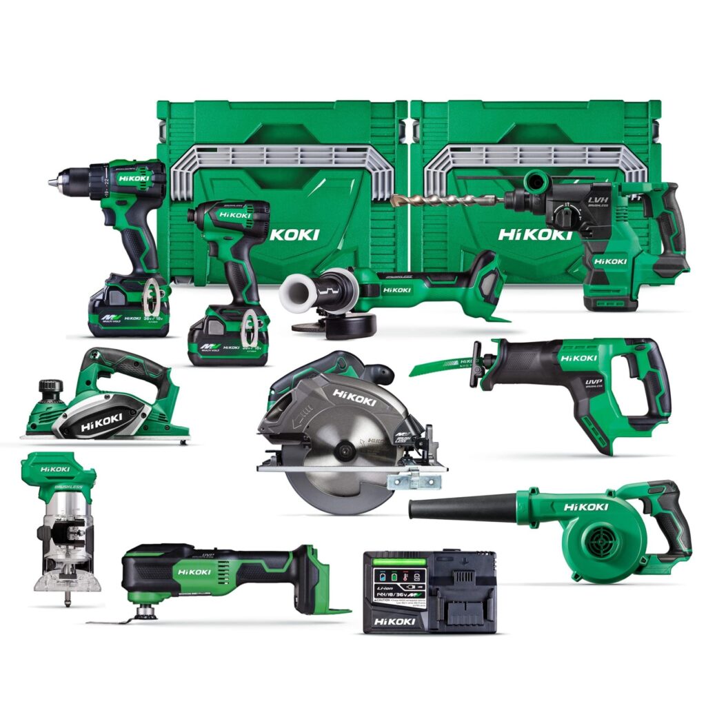 Hikoki 36V/18V MULTI VOLT 10-Tool Kit - Hector Jones