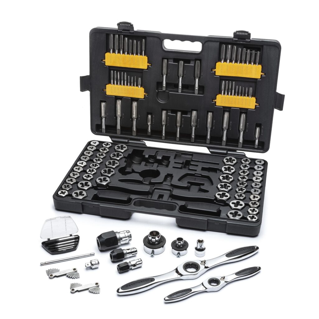 GEARWRENCH 114Pc Metric/SAE Ratcheting Tap & Die Set - Hector Jones