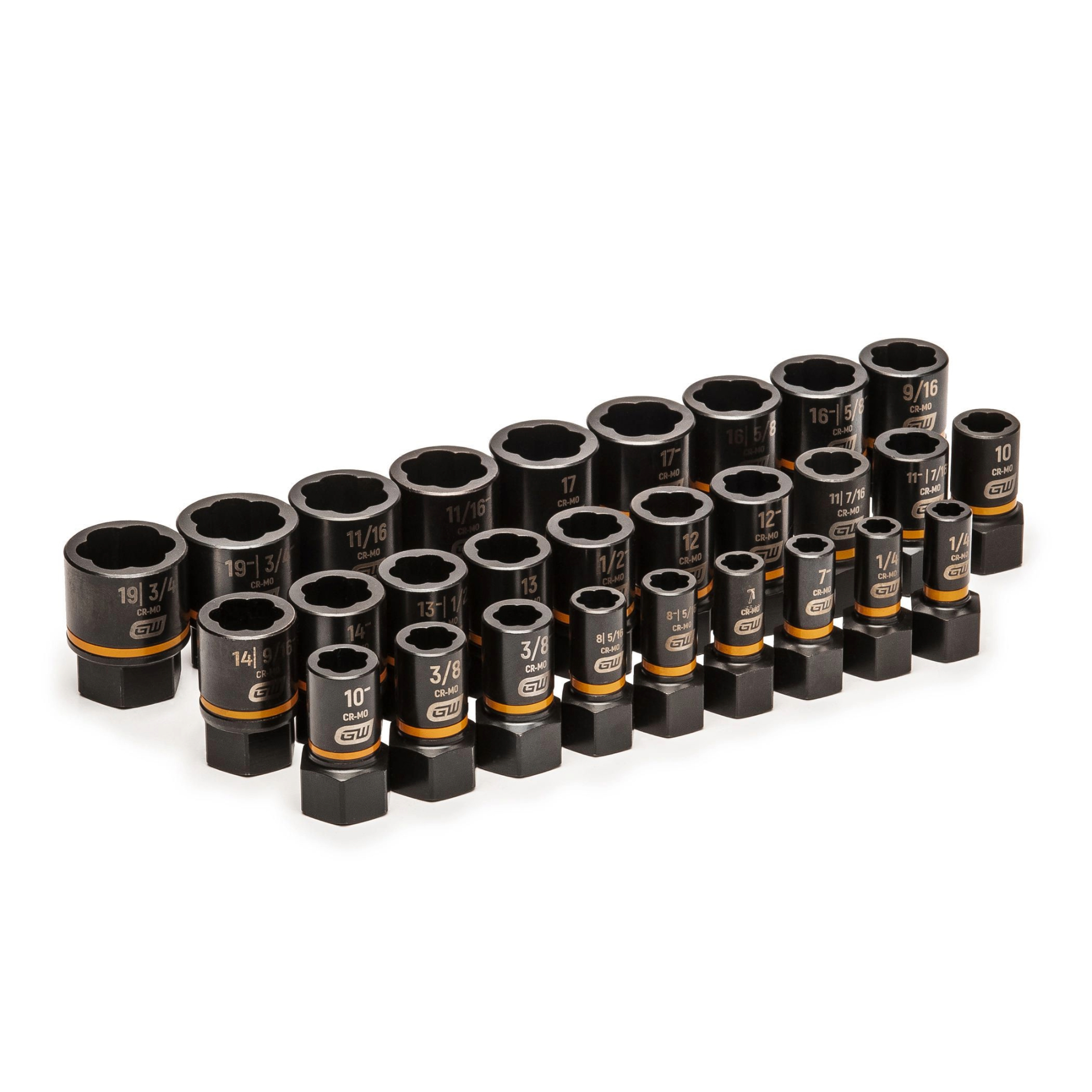 GEARWRENCH 28Pc 1/4 & 3/8 in. Drive Bolt Biter Impact Extraction Socket ...