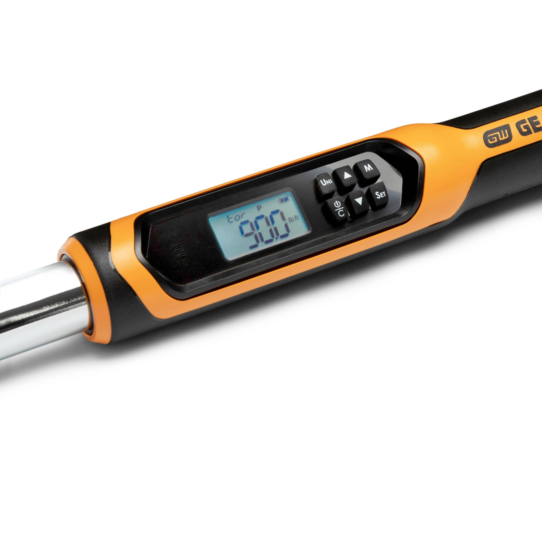 GEARWRENCH 1/2in. Drive 25-250ft/lbs. Flex Head Electronic Torque ...